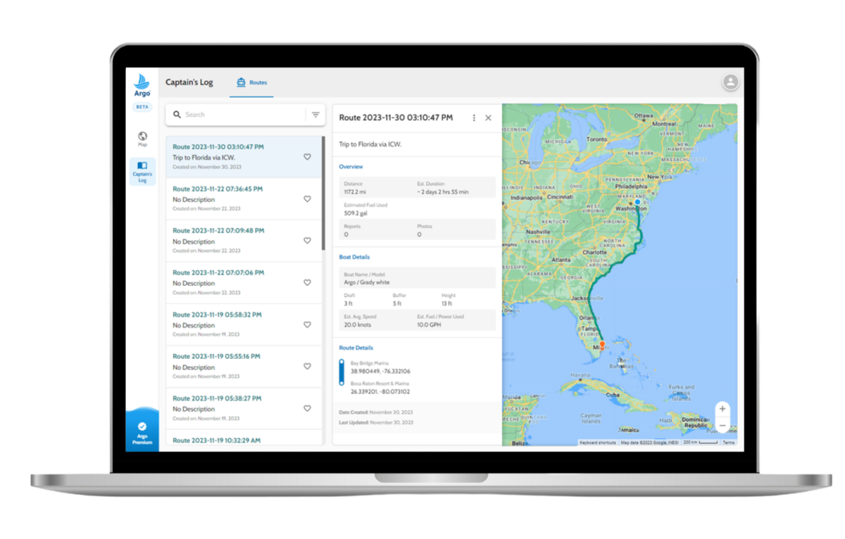 Argo Desktop Web App - Argo
